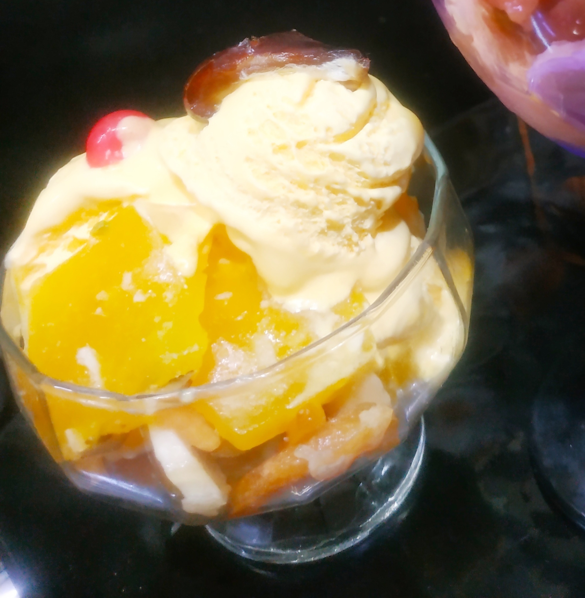 Fruit Chaat Olper Cream Recipe - The Cook Book