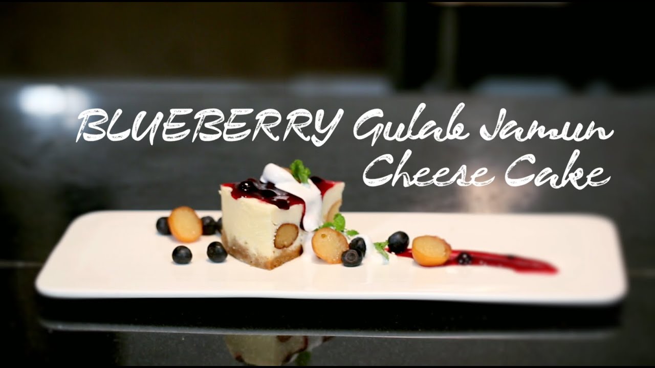 Blueberry Gulab Jamun Cheesecake Recipe | Chef Ranveer Brar - The Cook Book