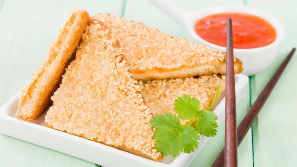 Baked Prawn Toast Recipe - The Cook Book