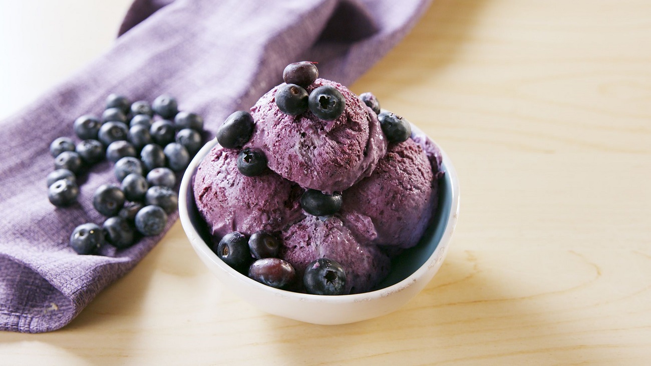 Blueberry Ice Cream Recipe - The Cook Book