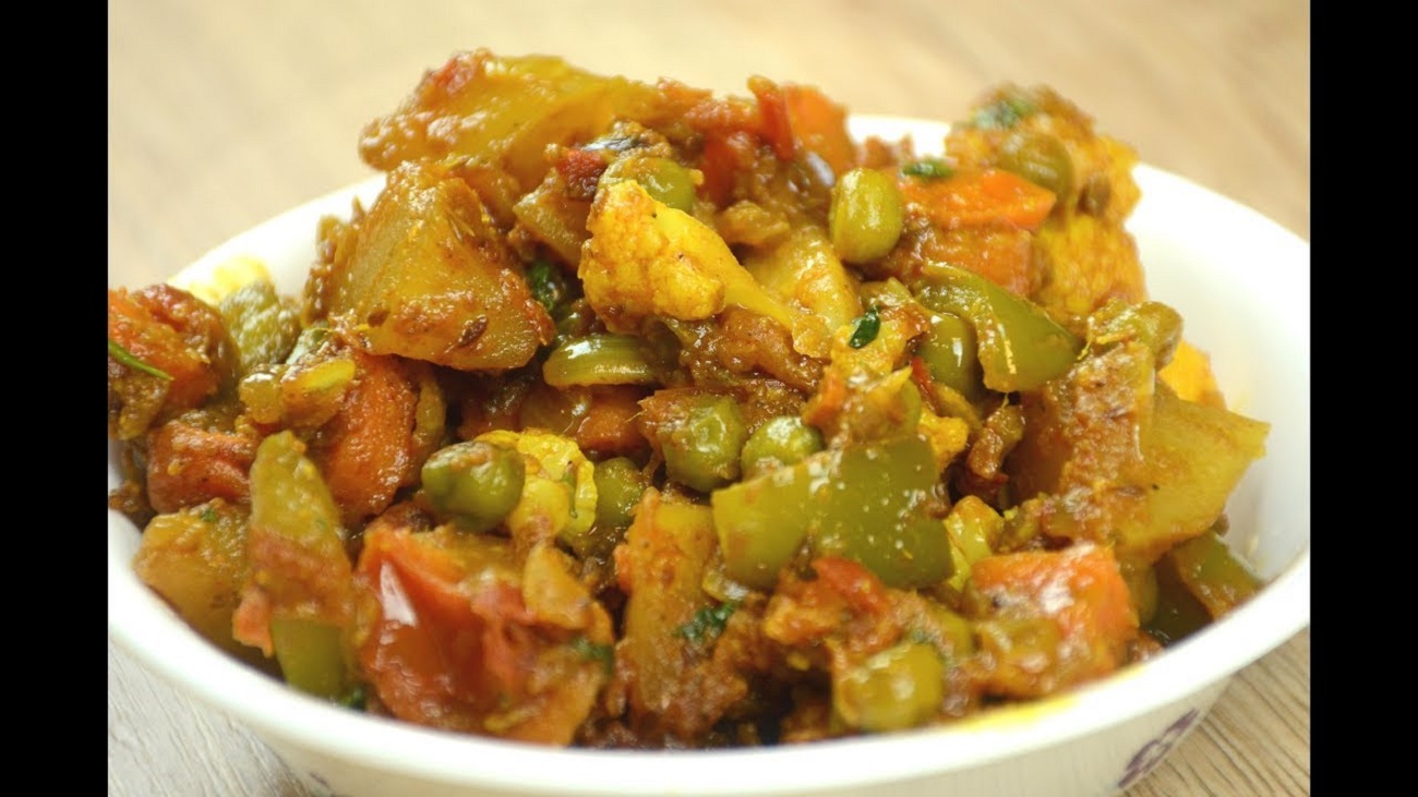 Mixed Veg Sabzi Recipe - The Cook Book