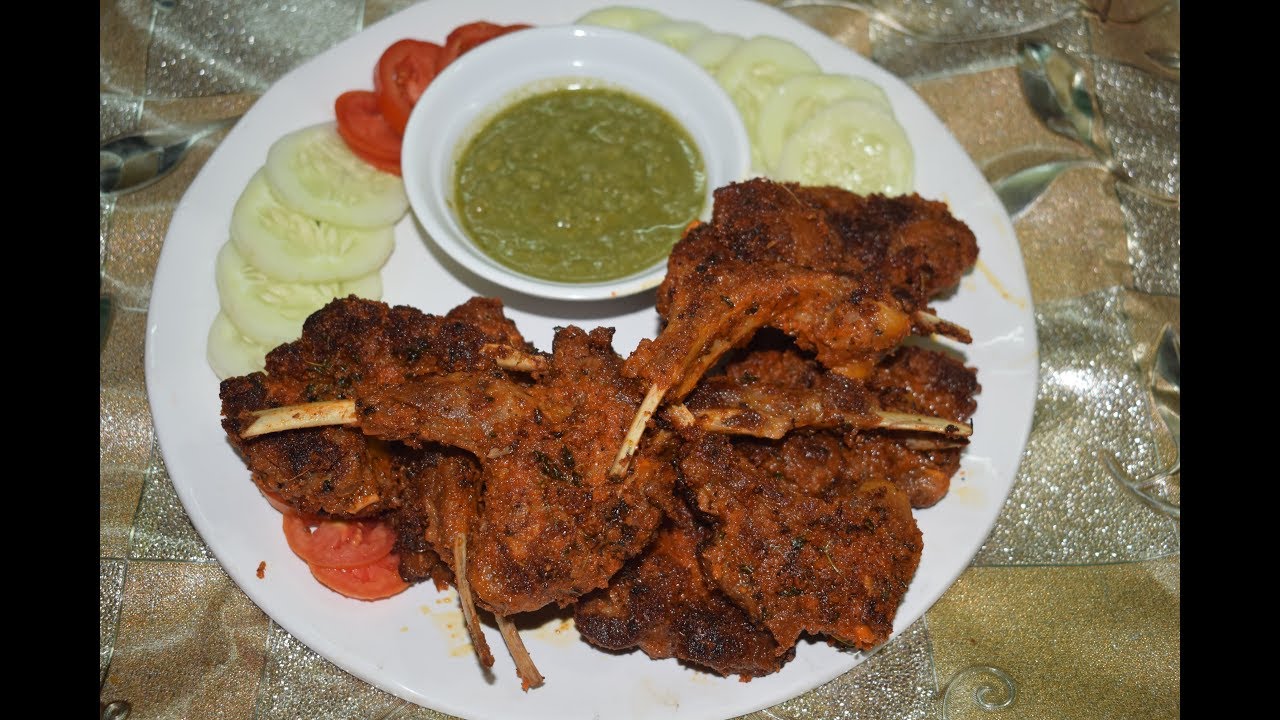 Arabian Mutton Chops with Hummus - The Cook Book