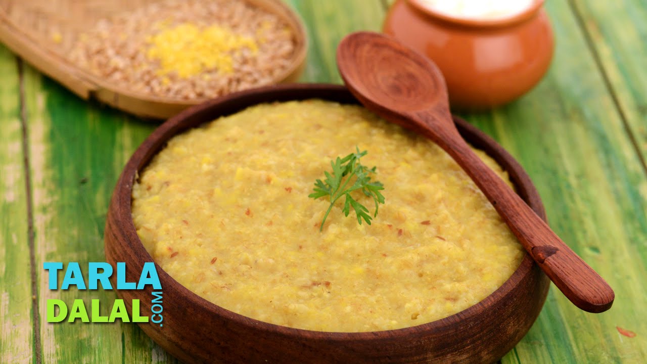 Gehun ki Bikaneri Khichdi (Diabetic Recipe) by Tarla Dalal - The Cook Book