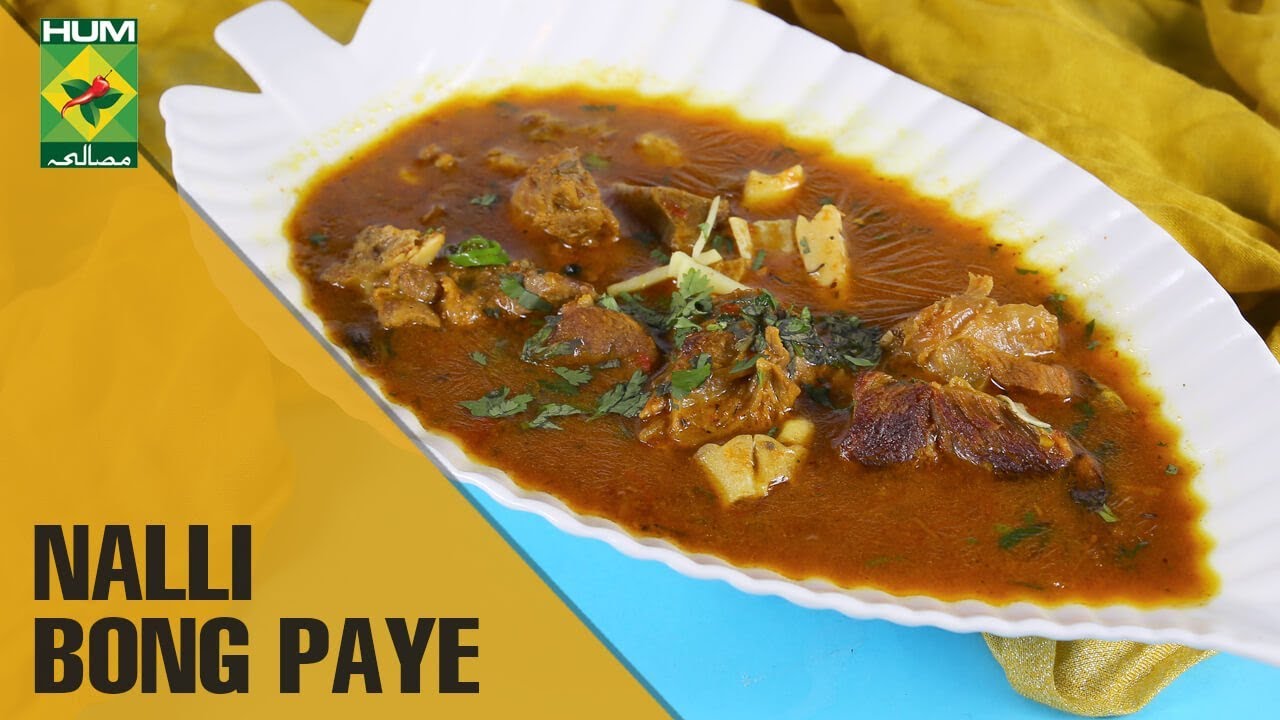 Authentic Nalli Bong Paye Recipe | Tarka | Masala TV Show | Rida Aftab ...