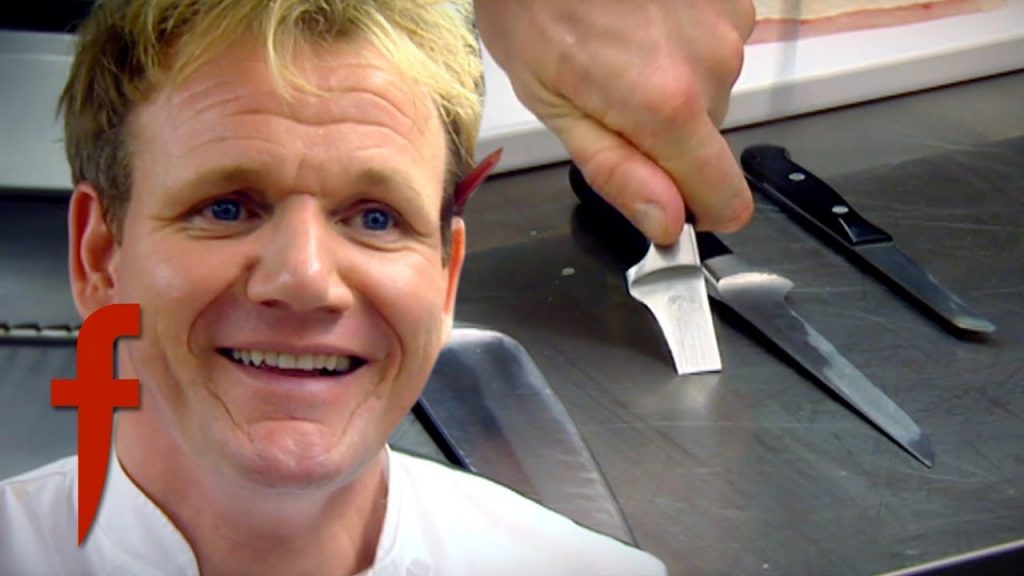 Gordon Ramsay Snaps A Knife! | The F Word - The Cook Book