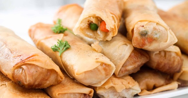 Chinese Vegetable Spring Rolls - The Cook Book