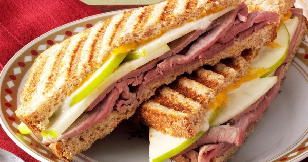 Roast Beef & Onion Panini | The Cook Book