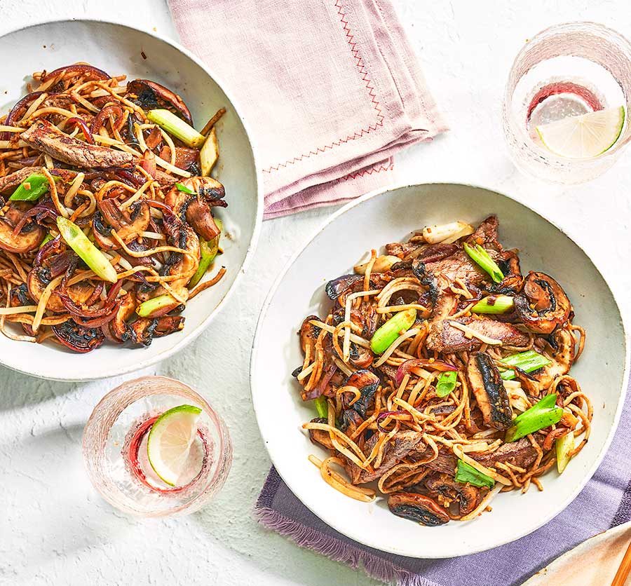 Healthy Beef Chow Mein | The Cook Book