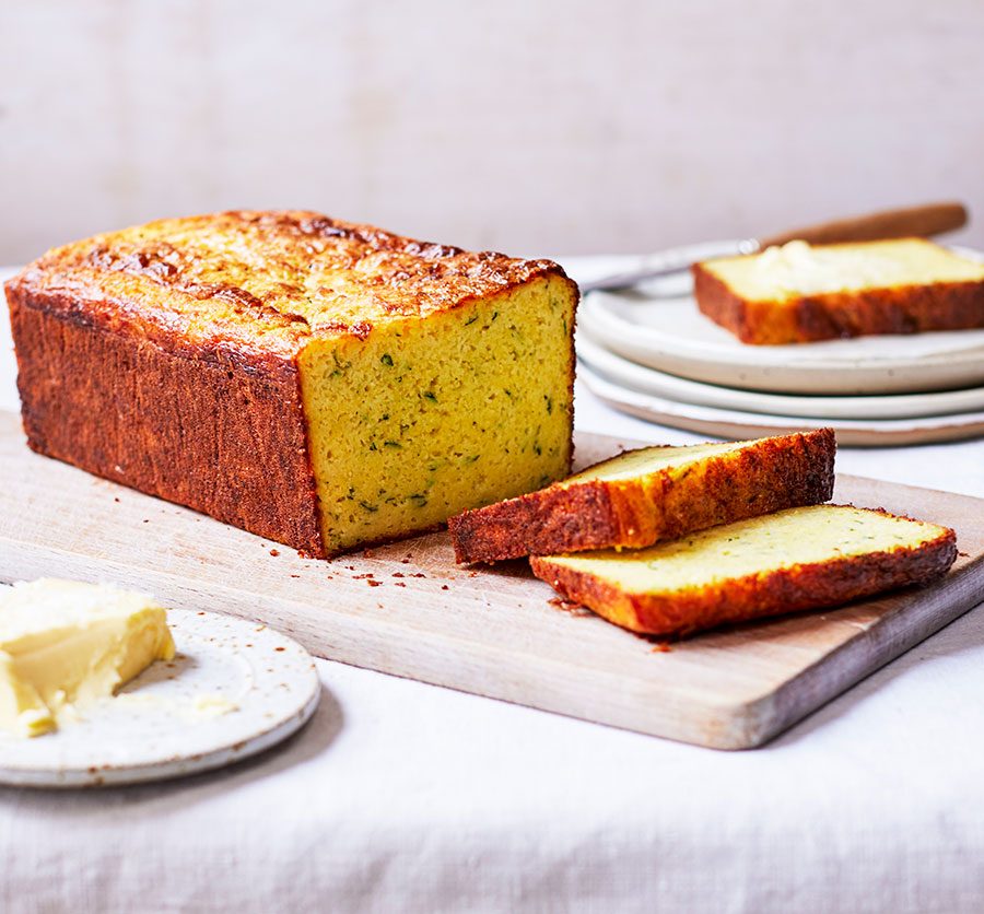 Courgette & Cheddar Cornbread | The Cook Book