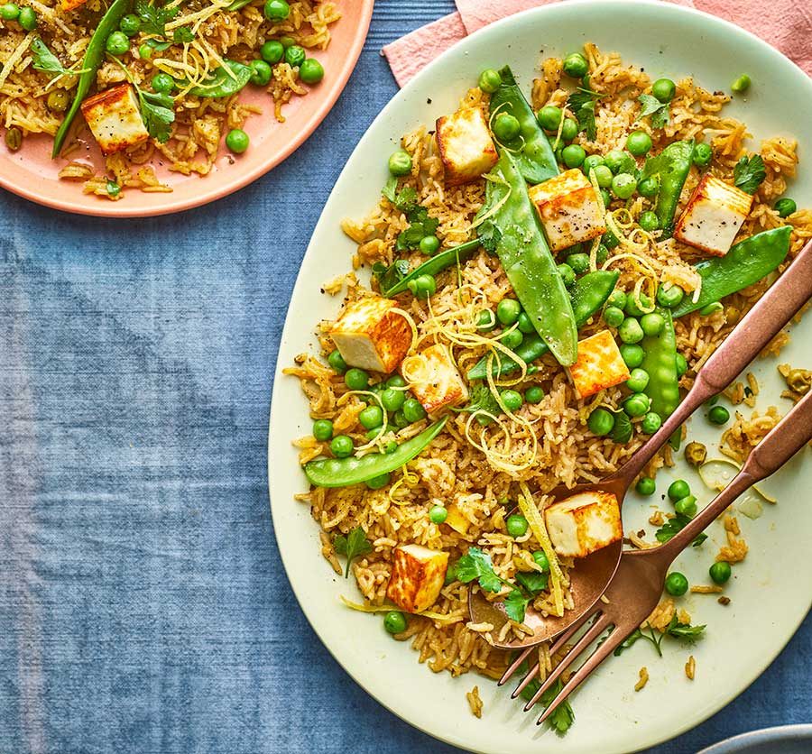 Herby Paneer Baked Rice | The Cook Book
