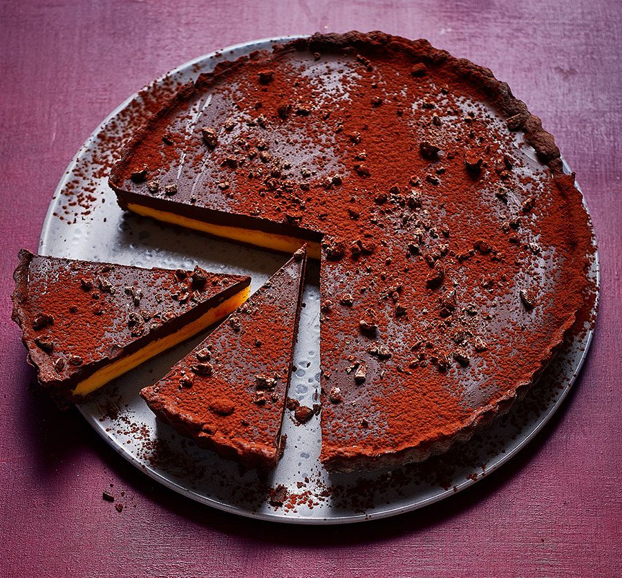 Dark Chocolate & Passion Fruit Tart Recipe | The Cook Book
