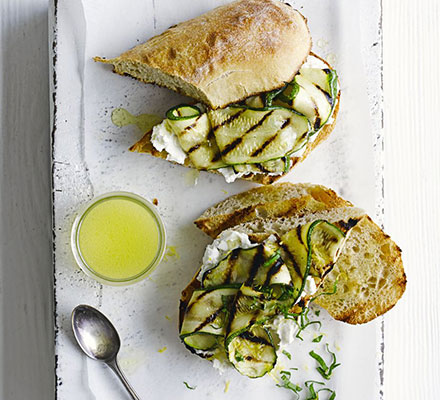 Courgette & Goat’s Cheese Ciabatta Recipe - The Cook Book