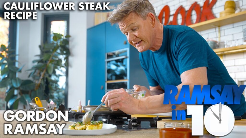 Gordon Ramsay makes a Cauliflower Steak?!? - The Cook Book