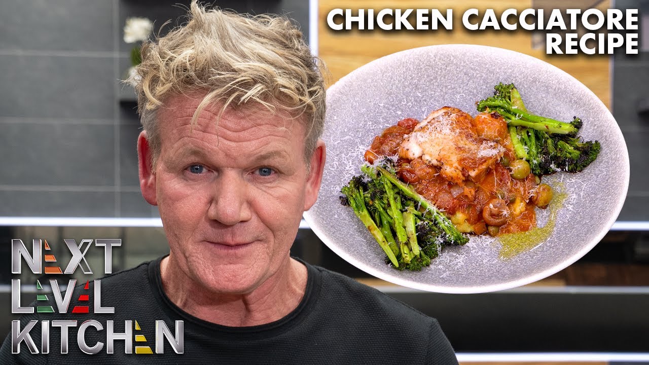 Gordon Ramsay Cooks Up an Easy Chicken Cacciatore Recipe - The Cook Book